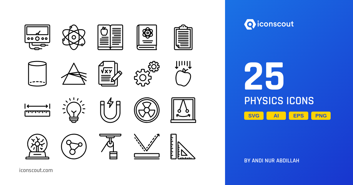 Physics Icon Pack - 25 Free Download Science & Technology Icons | IconScout