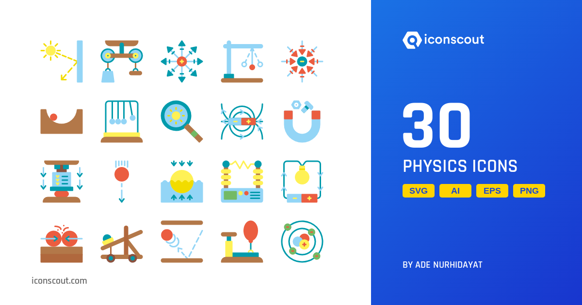 Physics Icon Pack - 30 Free Download School & Education Icons | IconScout