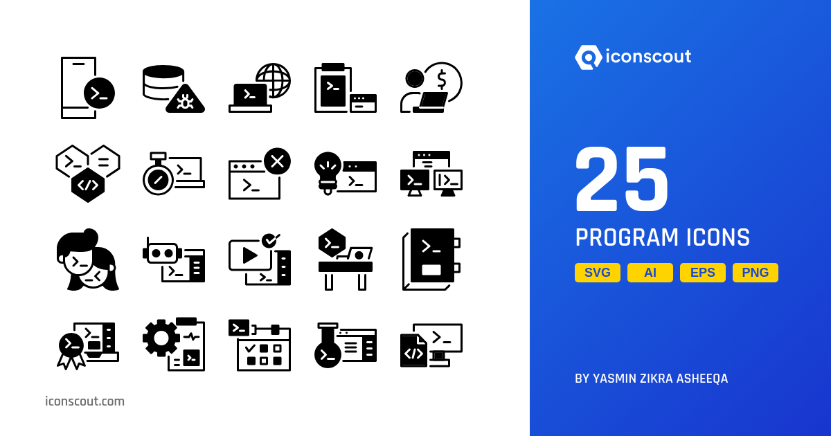 Program Icon Pack - 25 Free Download Science & Technology Icons | IconScout