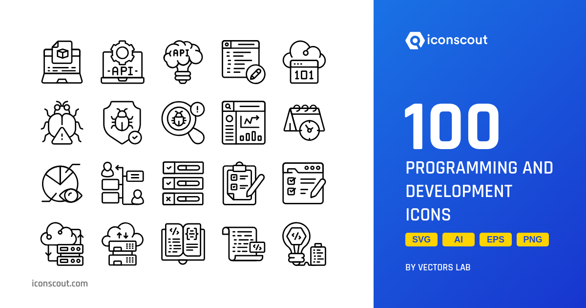 Programming And Development Icon Pack - 100 Free Download Design ...