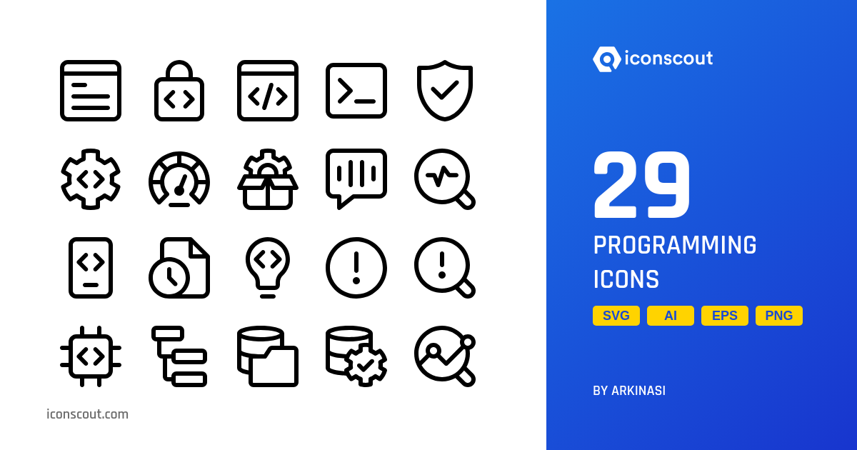 Programming Icon Pack - 29 Free Download Design & Development Icons ...