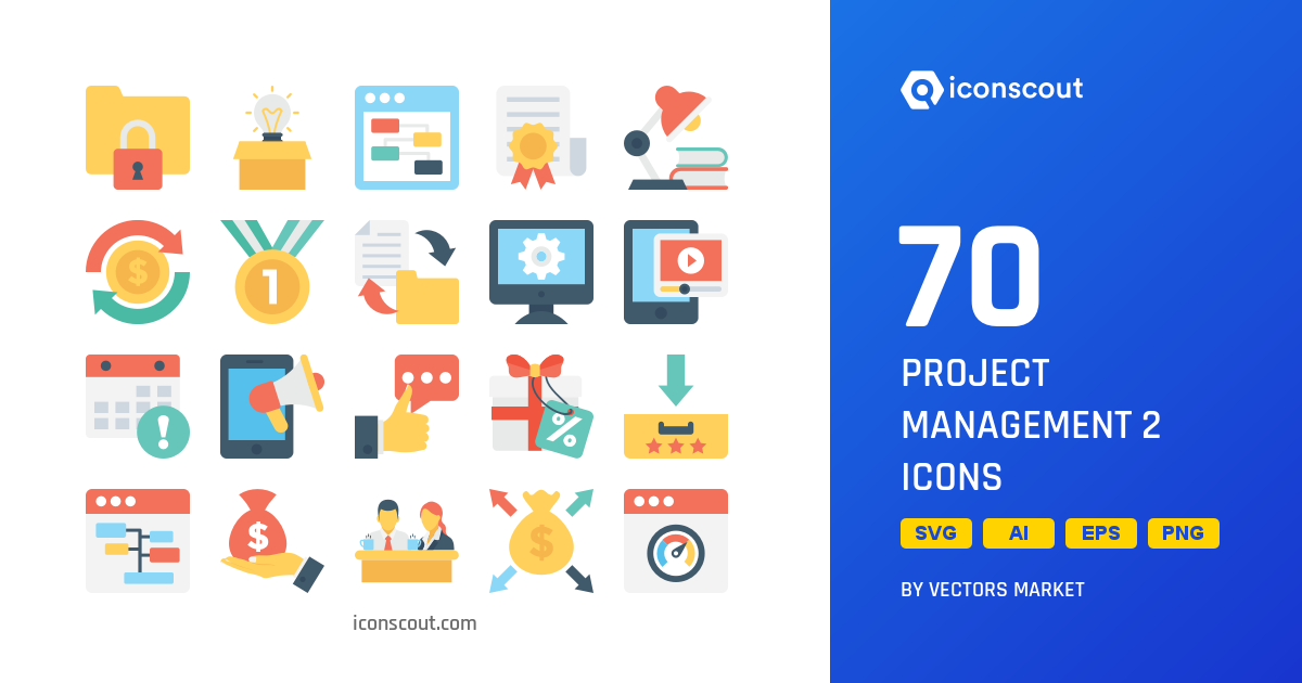 Download Project Management 2 Icon pack Available in SVG, PNG & Icon Fonts