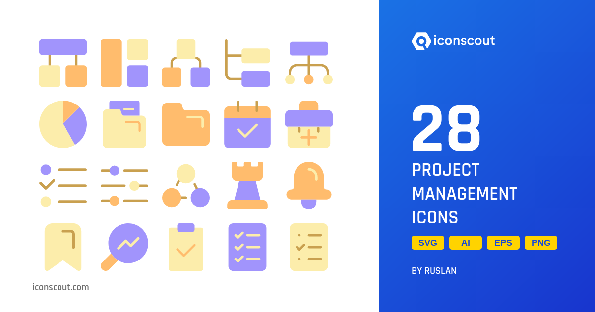Project Management Icon Pack - 28 Free Download Business Icons | IconScout