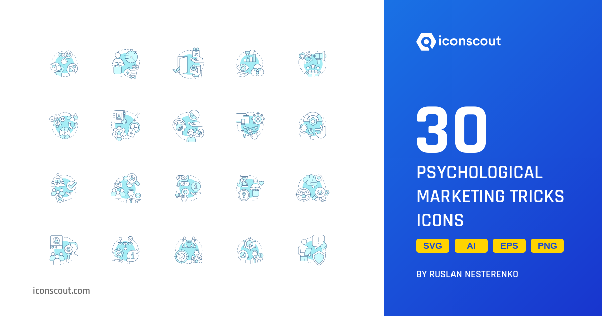 Download Psychological Marketing Tricks Icon pack Available in SVG, PNG ... Download Psychological Marketing Tricks Icon pack Available in SVG, PNG ...