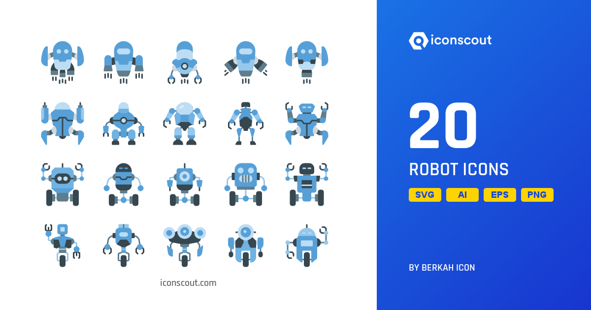 Robot Icon Pack - 20 Free Download Science & Technology Icons | IconScout