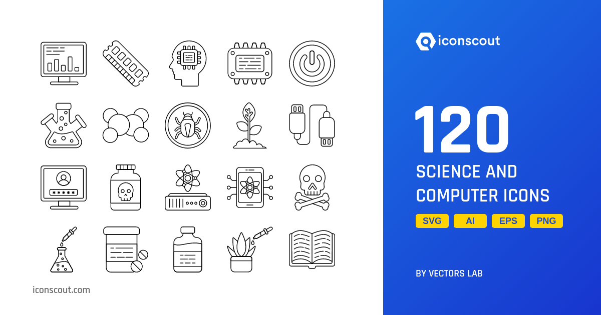 Download Science And Computer Icon pack Available in SVG, PNG & Icon Fonts