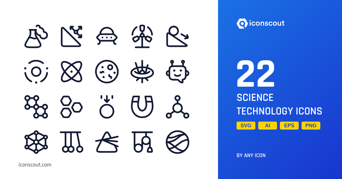 Science Technology Icon Pack 22 Free Download Science And Technology Icons Iconscout