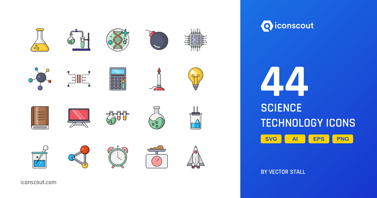 Science Technology Icon Pack 44 Free Download Science And Technology Icons Iconscout