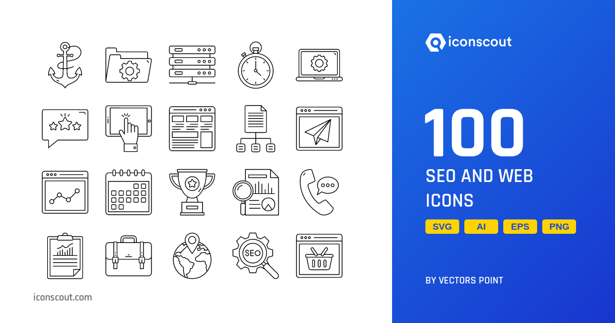Download SEO And Web Icon pack Available in SVG, PNG & Icon Fonts