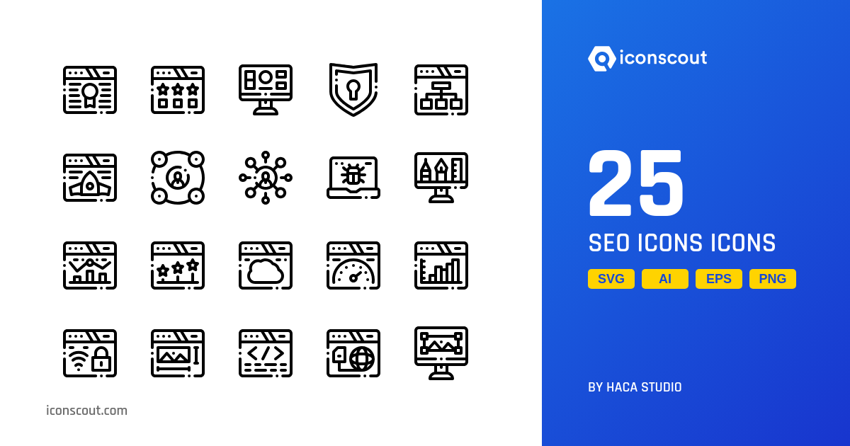Download Seo Icons Icon pack Available in SVG, PNG & Icon Fonts