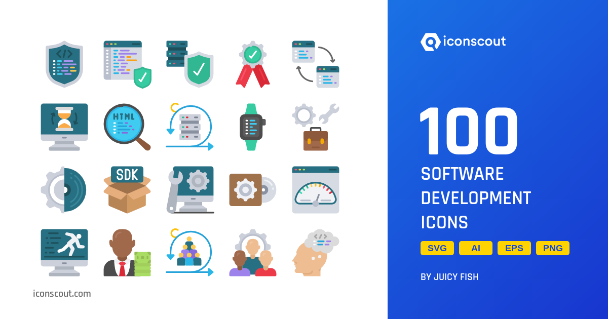 Software Development Icon Pack - 100 Free Download Design & Development Icons | IconScout