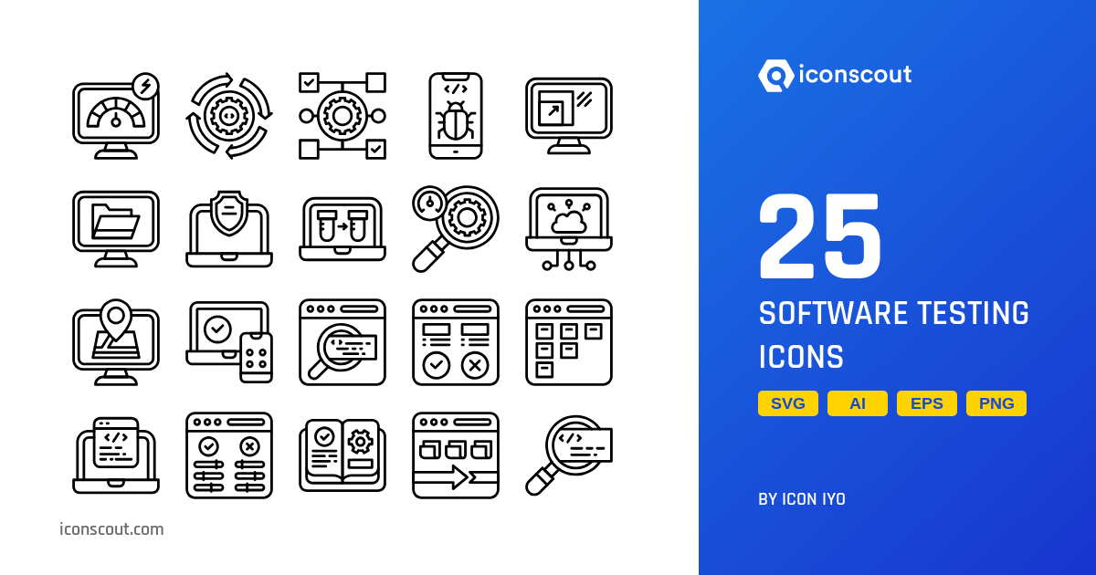 Download Software Testing Icon Pack Available In Svg Png And Icon Fonts