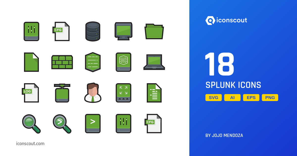 Splunk Icon Pack - 18 Free Download Files & Folders Icons | IconScout