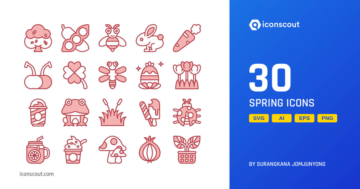 Spring Icon Pack - 30 Free Download Nature Icons | IconScout