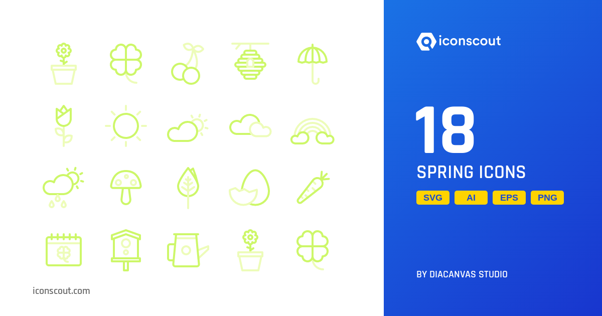 Download Spring Icon pack Available in SVG, PNG & Icon Fonts