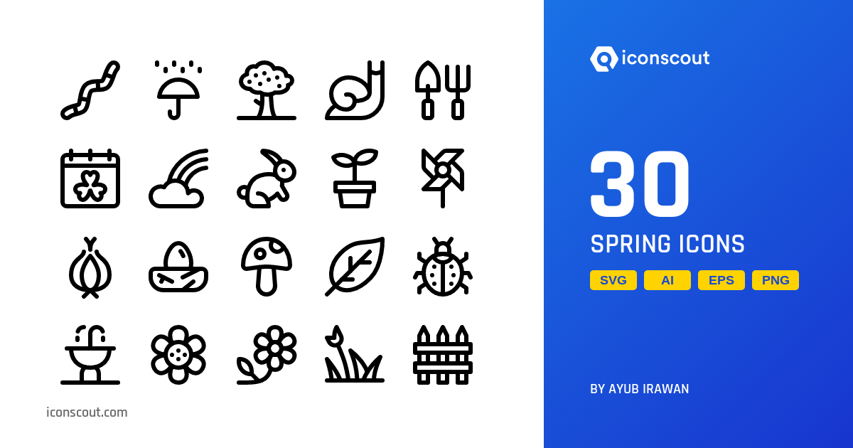 Download Spring Icon pack Available in SVG, PNG & Icon Fonts