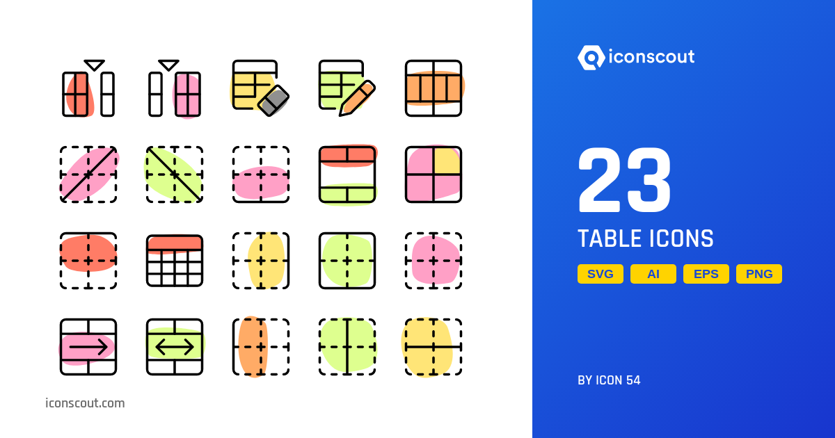 Obtén el paquete de Mesa Icon con 23 recursos gratis de Desarrollo de diseño Icons | IconScout