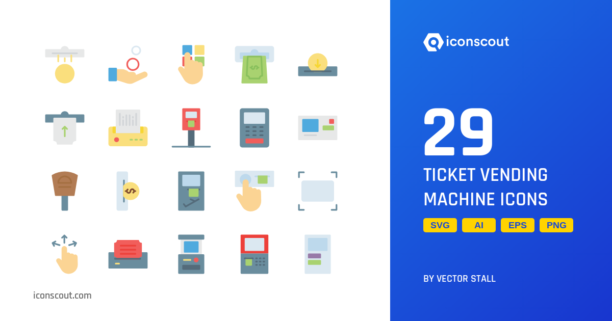 Ticket Vending Machine Icon Pack - 29 Free Download Science ...