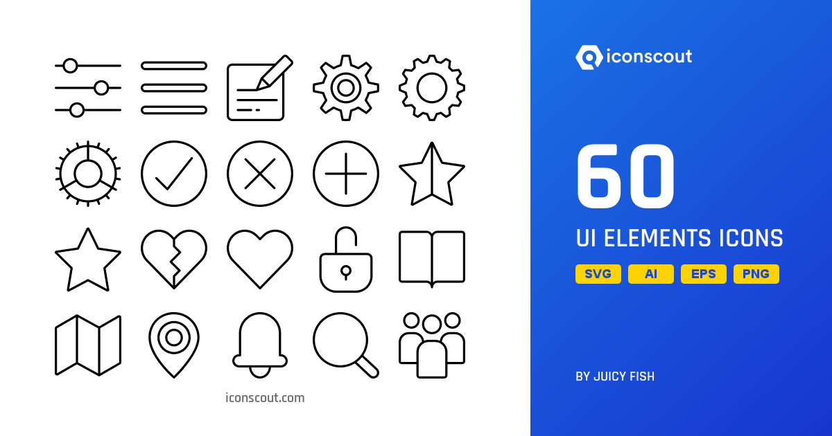 Download Ui Elements Icon Pack Available In Svg Png And Icon Fonts
