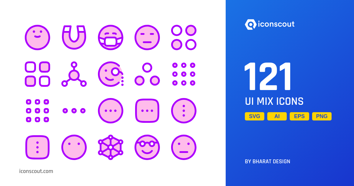 UI Mix Icon Pack - 121 Free Download User Interface Icons | IconScout