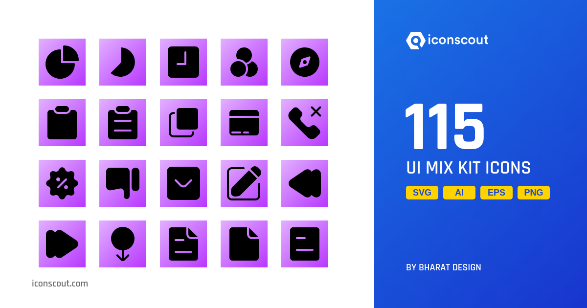 Ui Mix Kit Icon Pack - 115 Free Download User Interface Icons | IconScout