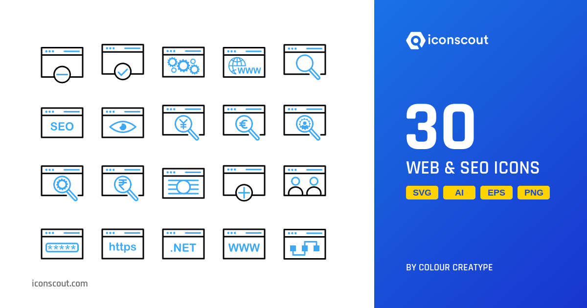 Download Web & Seo Icon pack Available in SVG, PNG & Icon fonts