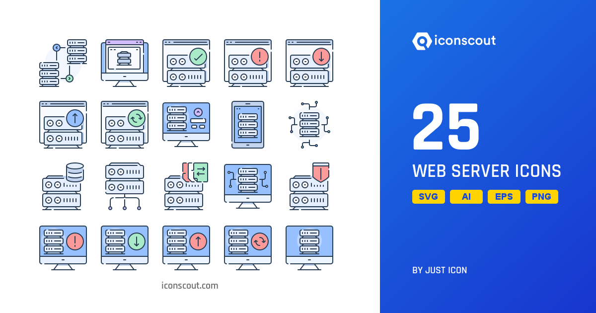 Download Web Server Icon pack Available in SVG, PNG & Icon fonts