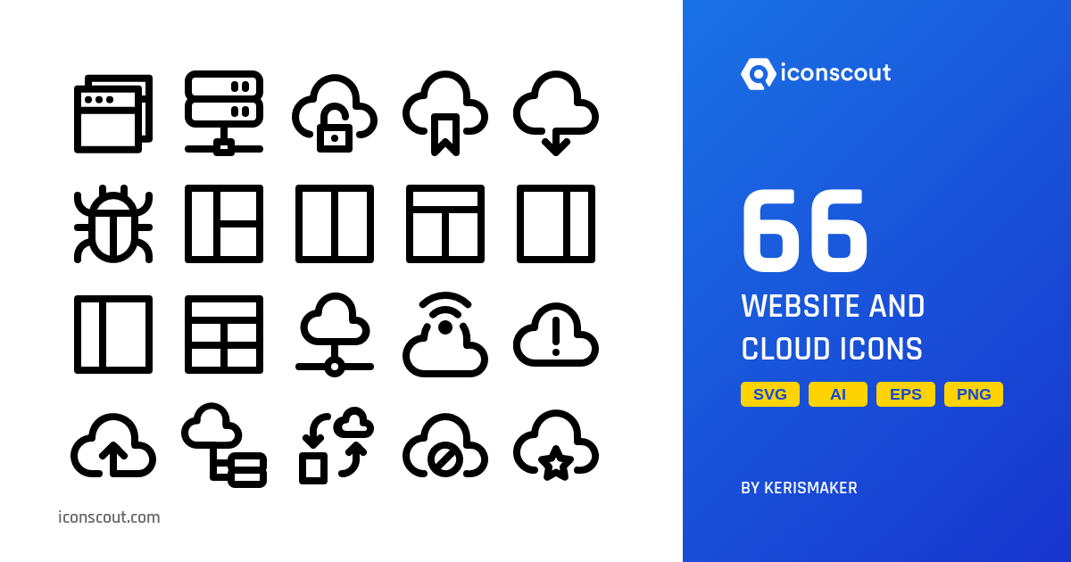 Website And Cloud Icon Pack - 66 Free Download Seo & Web Icons | IconScout