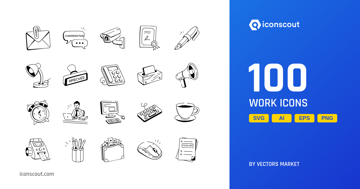 Work Icon Pack - 100 Free Download Miscellaneous Icons | IconScout