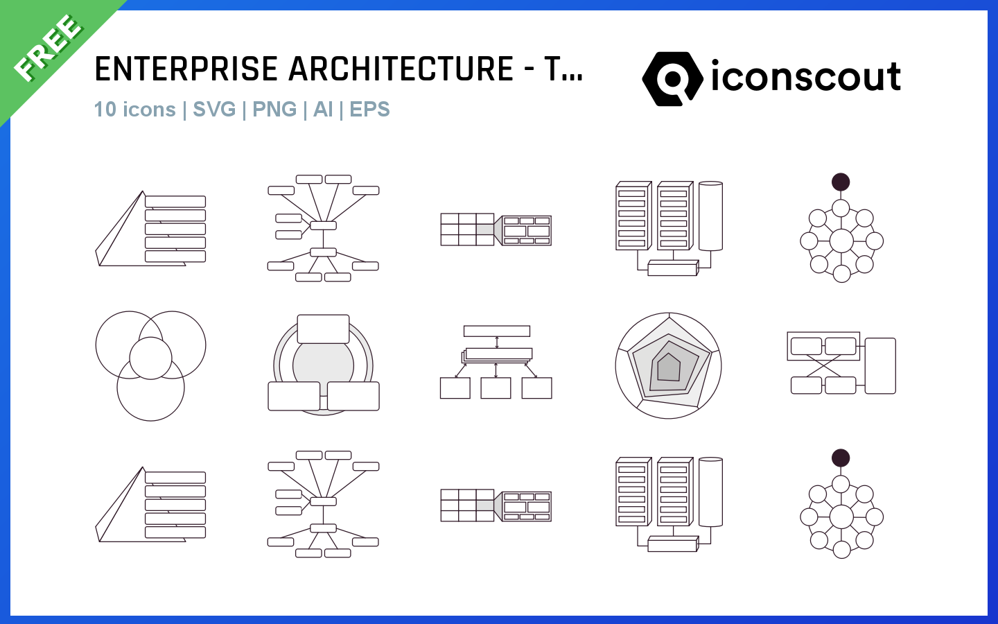 Enterprise Architecture Togaf Icons By Alla Cheers Ph