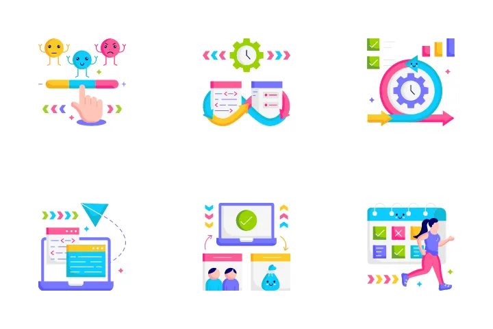 Devops Icon Pack - 18 Flat Design & Development Icons | SVG, PNG, ICO ...