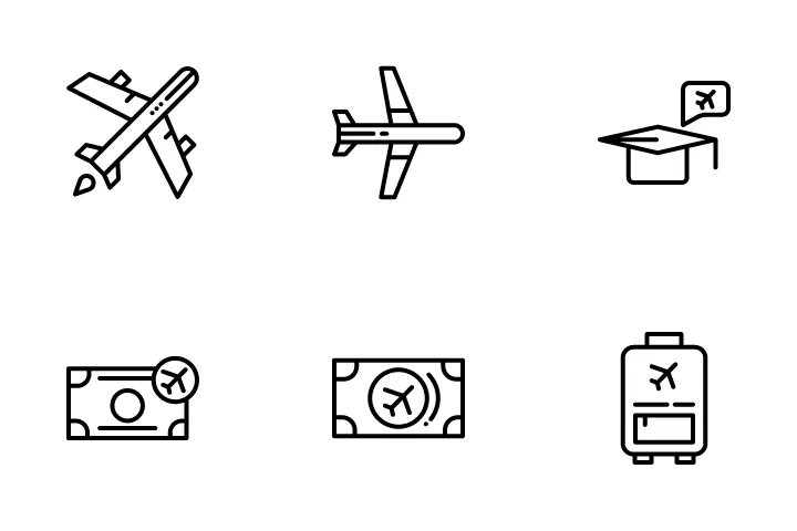1,310 Aircraft Icon Packs, Logos, Symbols - Free Download in SVG, PNG ...