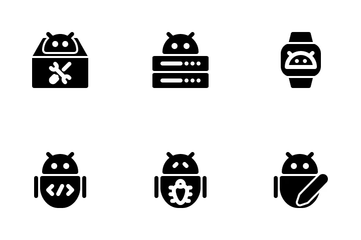 477 Android Icon Packs Logos Symbols Free Download In Svg Png Ico Iconscout
