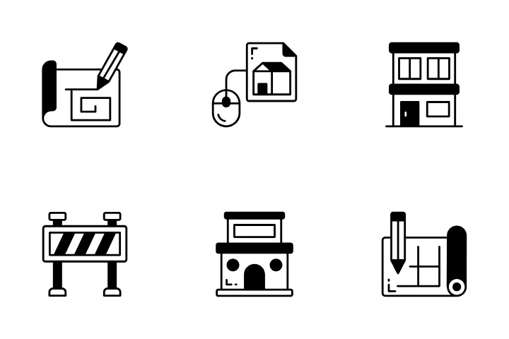 Architecture Icon Packs, Logos, Symbols - Free Download in SVG, PNG