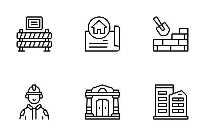 Architecture Icon Packs, Logos, Symbols - Free Download in SVG, PNG