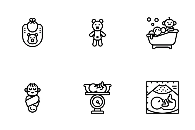 Download Baby Icon pack Available in SVG, PNG & Icon Fonts
