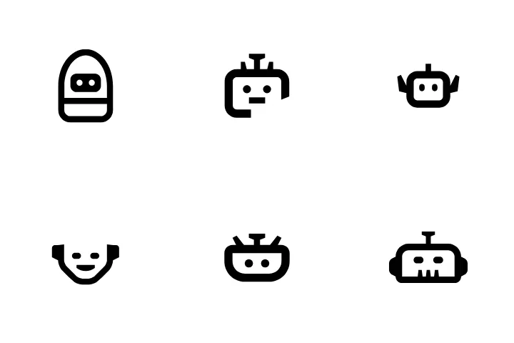 Chatbot Icon Packs, Logos, Symbols - Free Download in SVG, PNG