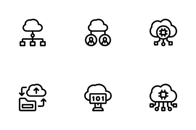 Download Cloud Algorithm Icon pack Available in SVG, PNG & Icon Fonts