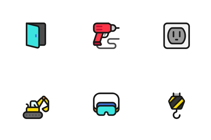 8,239 Construction Project Icon Packs - Free in SVG, PNG, GIF | IconScout