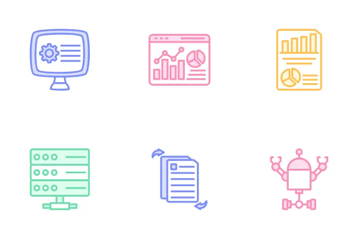 Data Science Icon Pack - 50 Free Download Miscellaneous Icons | IconScout