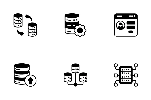 Download Database And Data Technology Icon pack Available in SVG, PNG ...