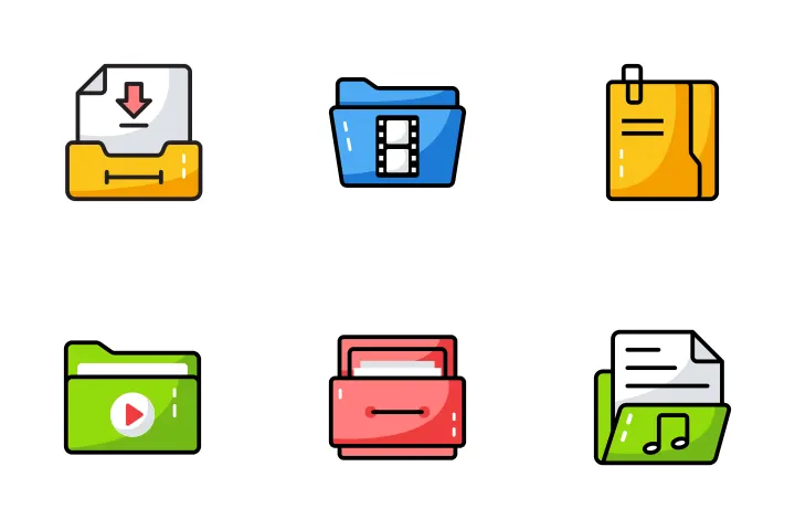 Download Files & Folders Icons | IconScout