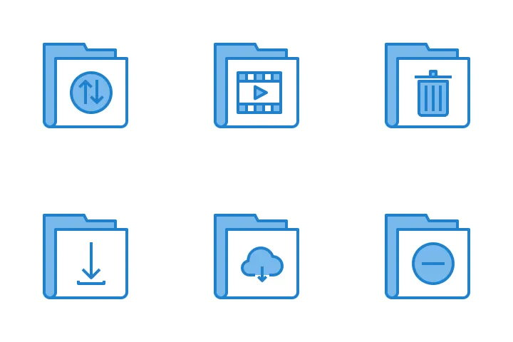Folder Icon Packs, Logos, Symbols - Free Download in SVG, PNG