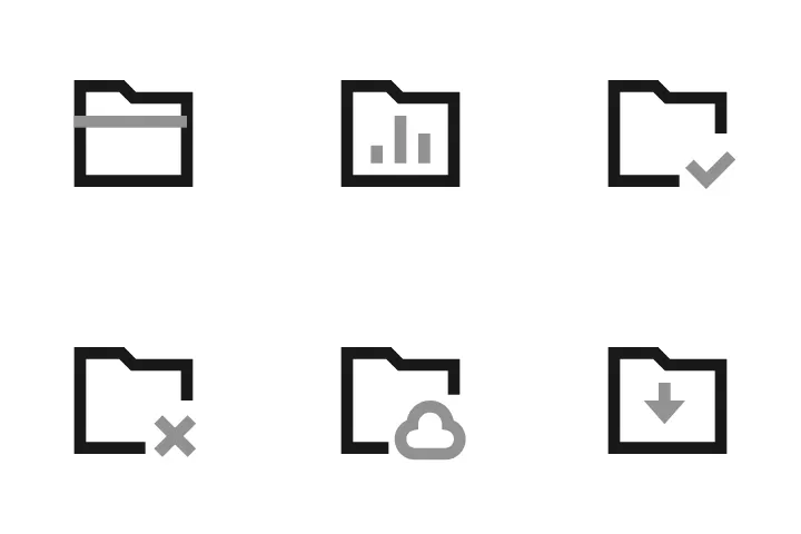 Windows Folder Icon Packs, Logos, Symbols - Free Download in SVG, PNG