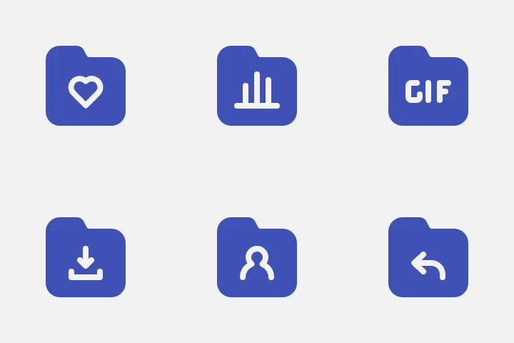Folder Icon Packs, Logos, Symbols - Free Download in SVG, PNG