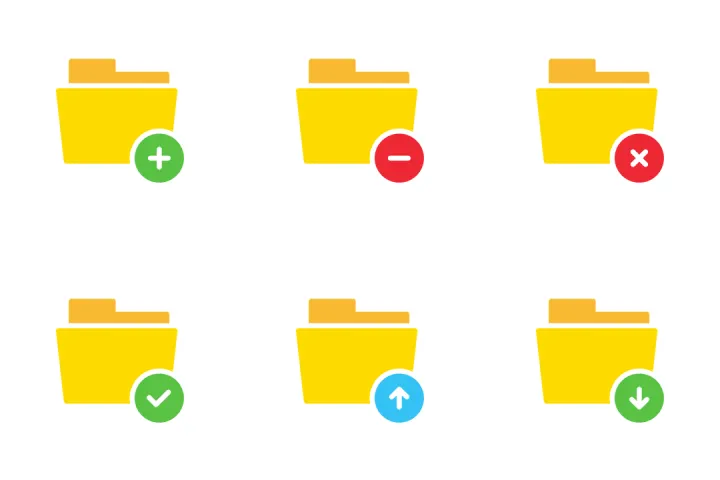 9,700 Folder Icon Packs, Logos, Symbols - Free Download in SVG, PNG ...