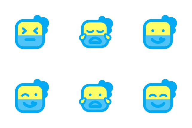 Free Emoji Icon Pack - 50 Flat Sign & Symbols Icons | SVG, PNG, ICO ...