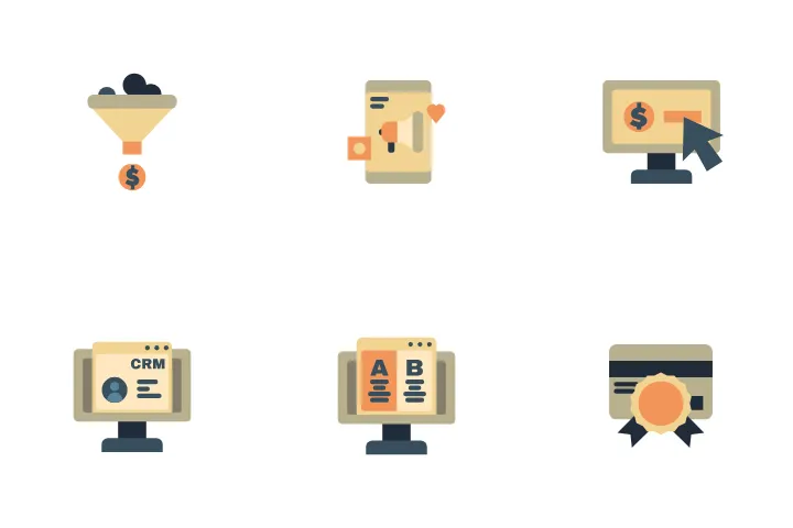 Marketing Icon Packs, Logos, Symbols - Free Download in SVG, PNG