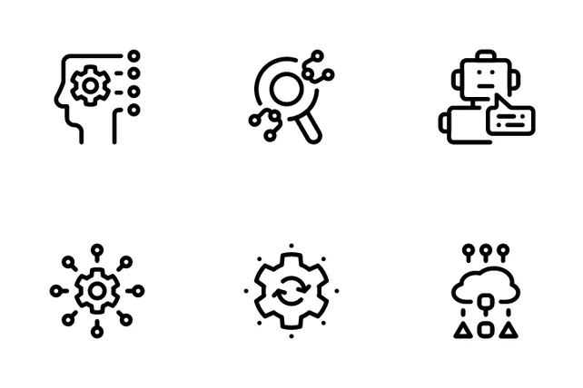 Download Machine Learning Icon pack Available in SVG, PNG & Icon Fonts