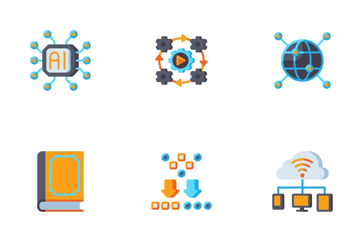 Download Machine Learning Icons | IconScout
